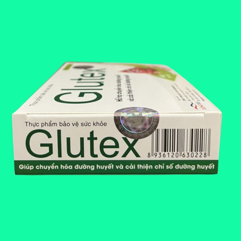 Thuốc Glutex (Hộp 30 viên) - Hỗ trợ cải thiện chỉ số đường huyết - Dược ...