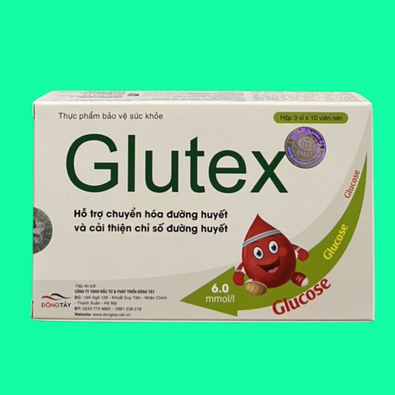 Thuốc Glutex (Hộp 30 viên) - Hỗ trợ cải thiện chỉ số đường huyết - Dược ...