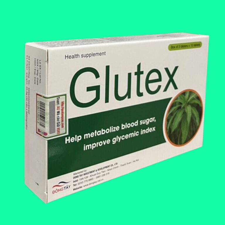 Thuốc Glutex (Hộp 30 viên) - Hỗ trợ cải thiện chỉ số đường huyết - Dược ...