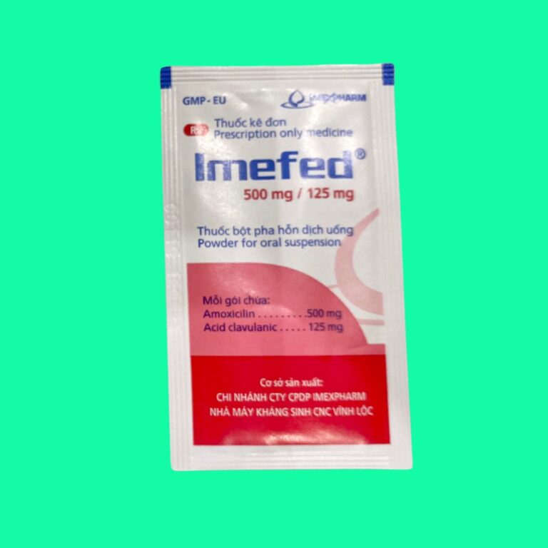 Imefed 500mg/125mg (Dạng gói) điều trị nhiễm khuẩn hiệu quả-Dược sĩ Lưu ...