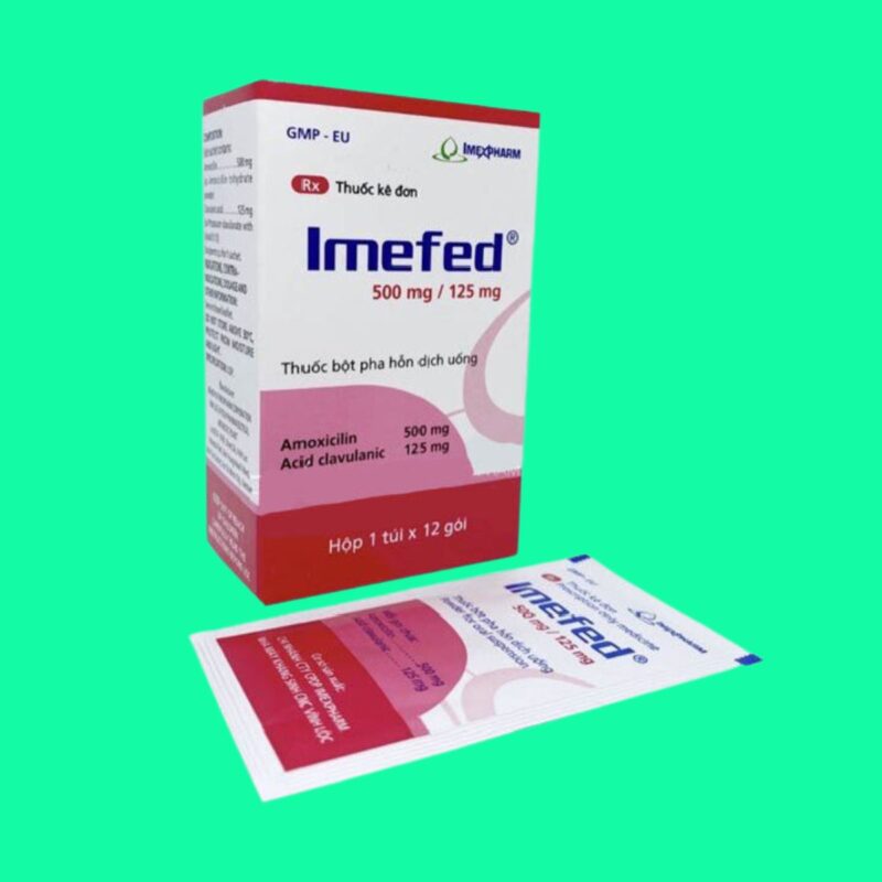 Imefed 500mg/125mg (Dạng gói) điều trị nhiễm khuẩn hiệu quả-Dược sĩ Lưu ...