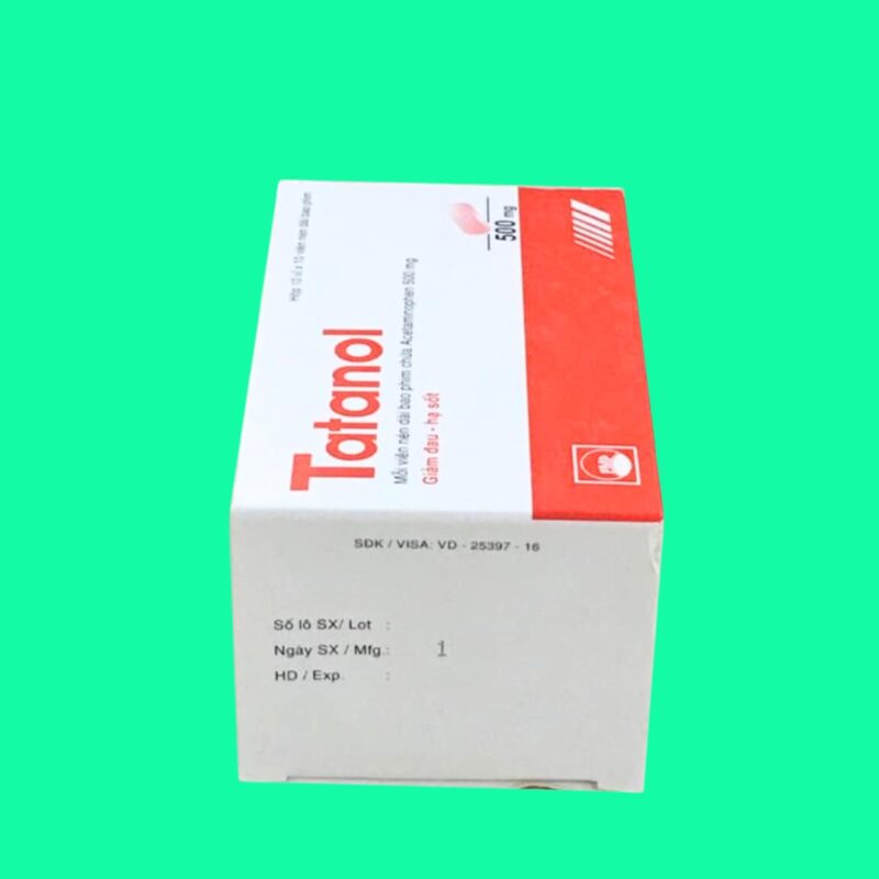 Thuốc Tatanol 500mg giảm đau hạ sốt - Dược sĩ Lưu Văn Hoàng