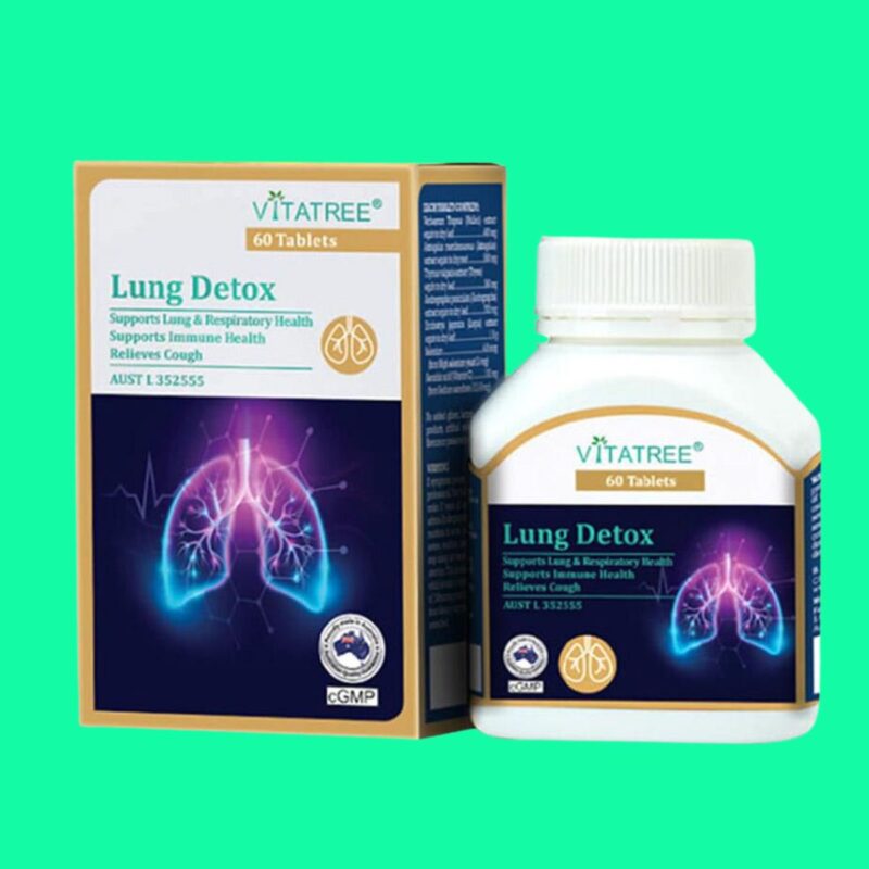 Thuốc Vitatree Lung Detox viên uống thải độc phổi - Dược sĩ Lưu Văn Hoàng