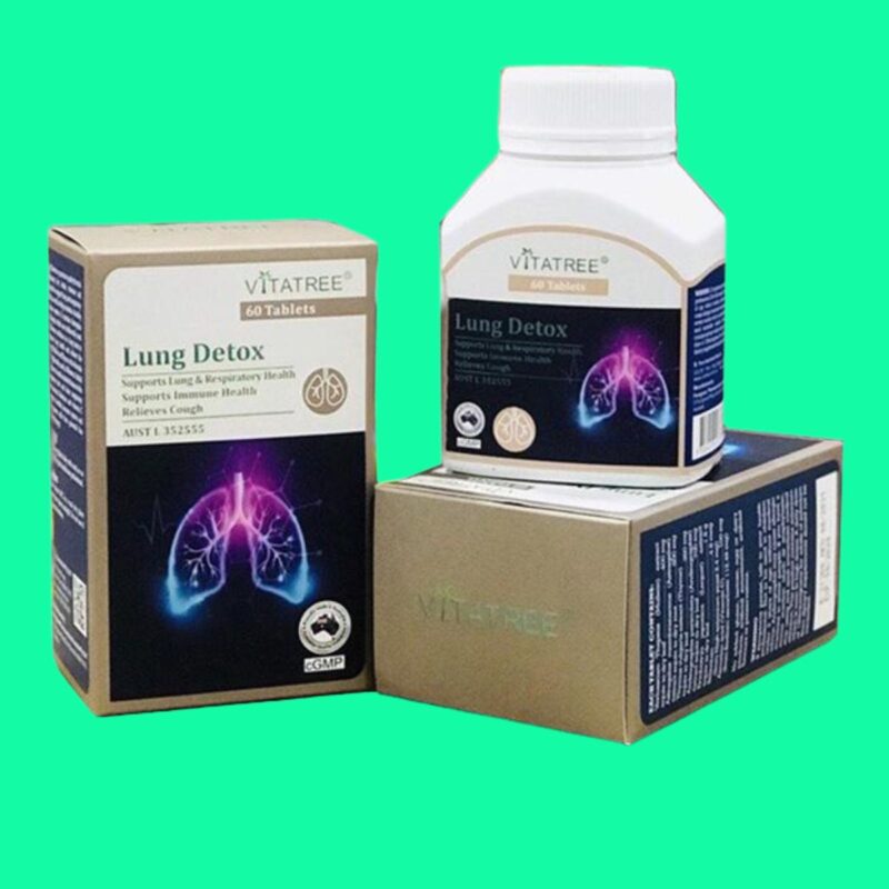 Thuốc Vitatree Lung Detox viên uống thải độc phổi - Dược sĩ Lưu Văn Hoàng