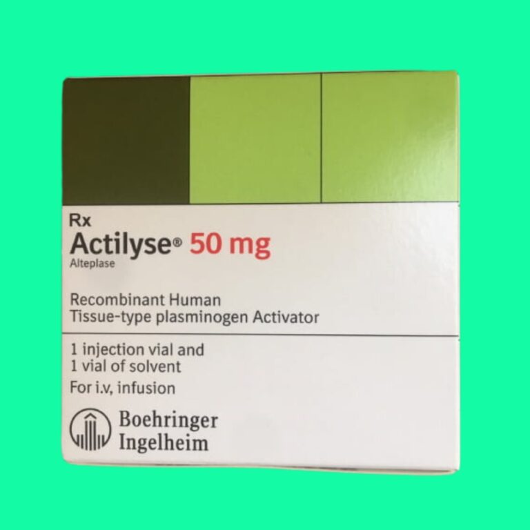 Thuốc Actilyse 50mg - Điều trị tiêu huyết khối - Dược sĩ Lưu Văn Hoàng