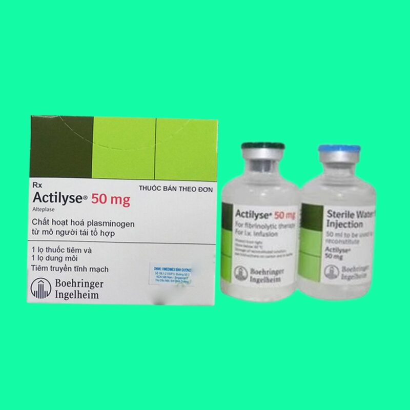 Thuốc Actilyse 50mg - Điều trị tiêu huyết khối - Dược sĩ Lưu Văn Hoàng