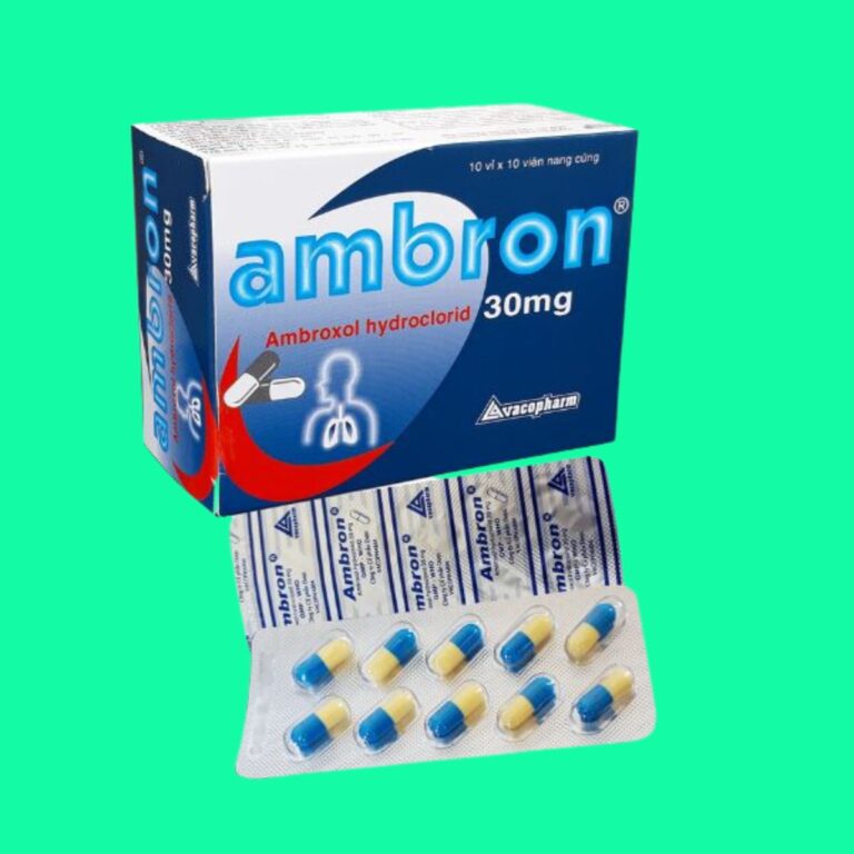 Thuốc Ambron 30mg (viên nang cứng) - Điều trị bệnh hô hấp cấp, mạn tính ...
