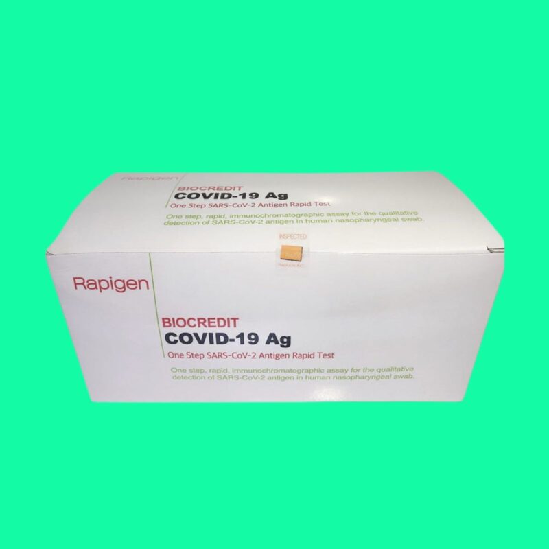 Bộ kit test nhanh Biocredit Covid-19 Ag Test hỗ trợ chẩn đoán tình ...