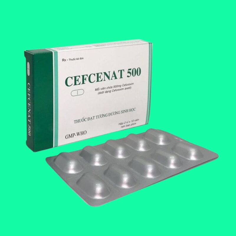 Thuốc Cefcenat 500 điều trị tình trạng nhiễm khuẩn - Dược sĩ Lưu Văn Hoàng
