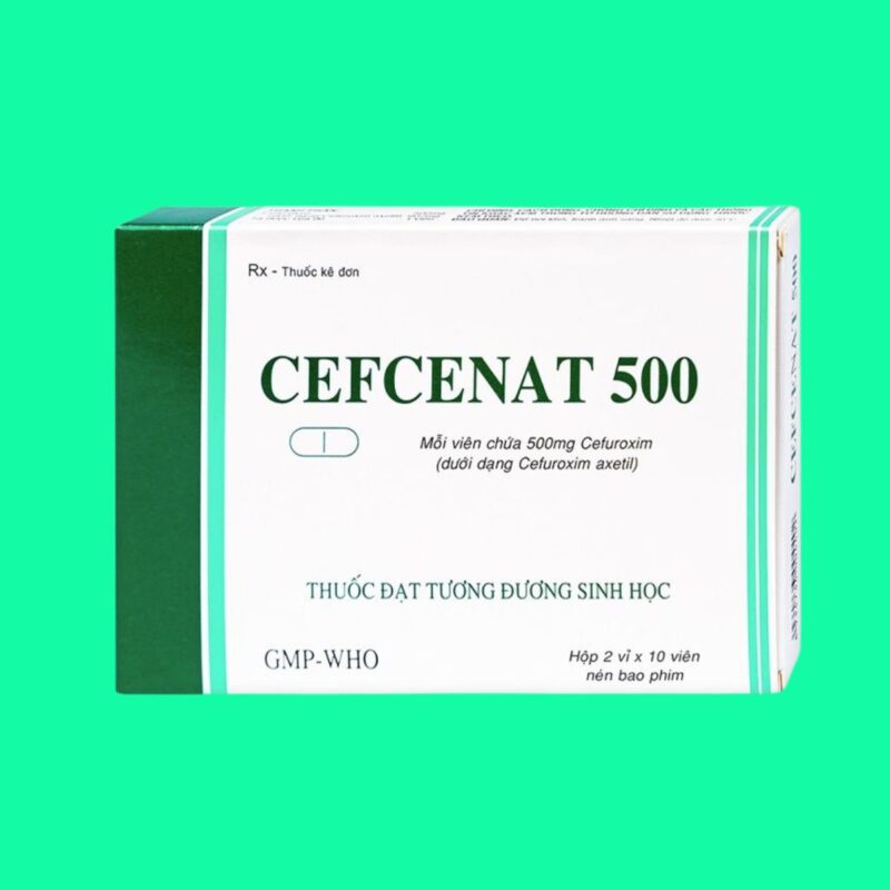 Thuốc Cefcenat 500 điều trị tình trạng nhiễm khuẩn - Dược sĩ Lưu Văn Hoàng