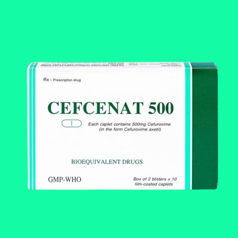 Thuốc Cefcenat 500 điều trị tình trạng nhiễm khuẩn - Dược sĩ Lưu Văn Hoàng