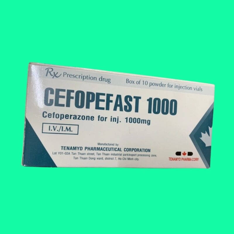 Thuốc Cefopefast 1000 điều trị tình trạng nhiễm khuẩn - Dược sĩ Lưu Văn ...