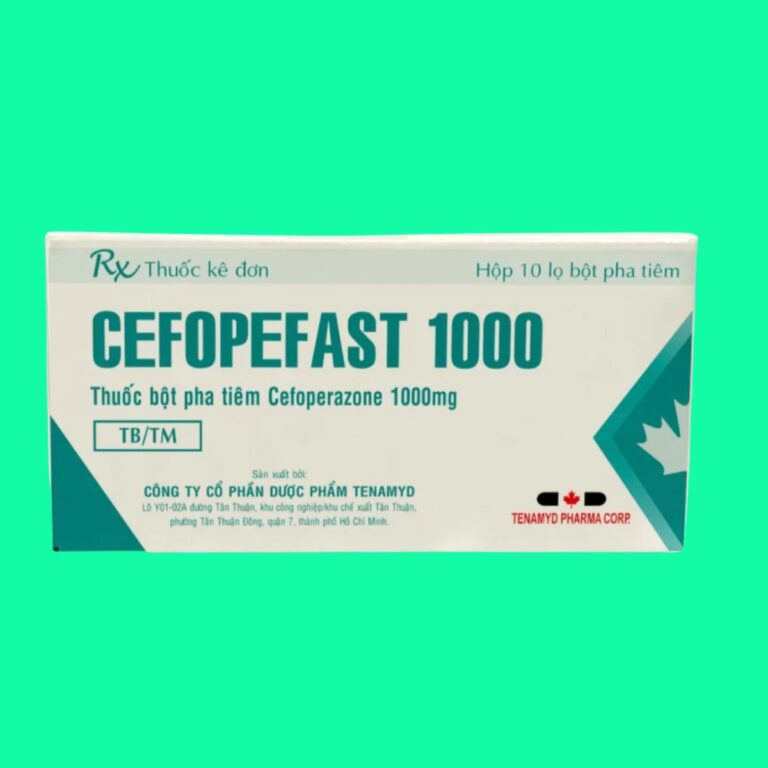 Thuốc Cefopefast 1000 điều trị tình trạng nhiễm khuẩn - Dược sĩ Lưu Văn ...