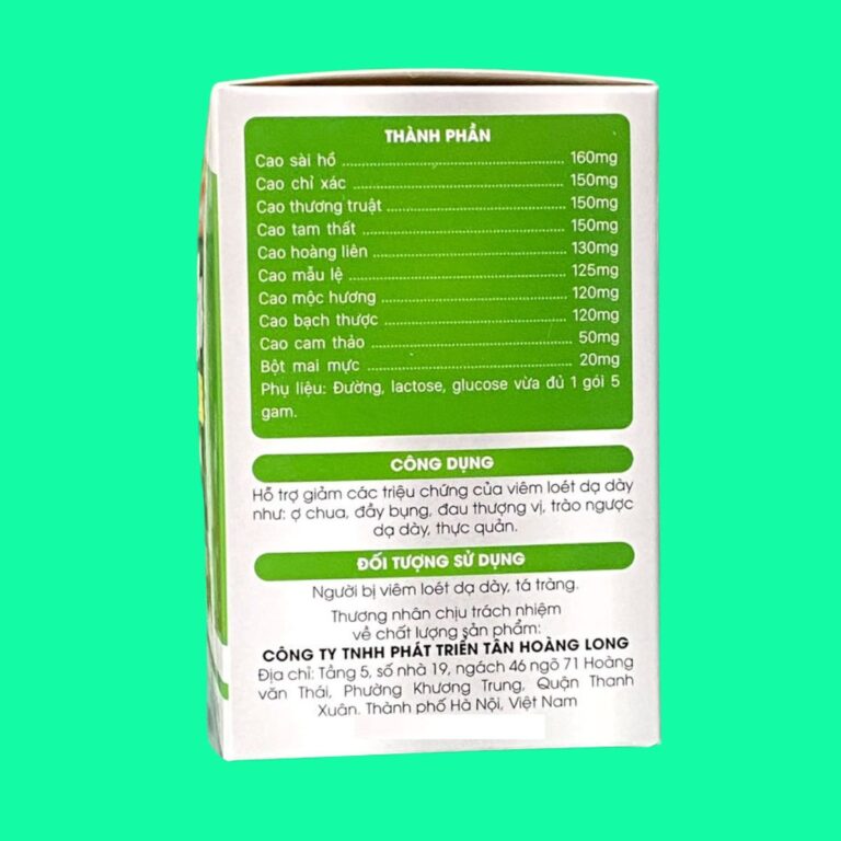 Thuốc Dạ Dày Mộc Hoa Plus hỗ trợ giảm triệu chứng viêm loét dạ dày ...