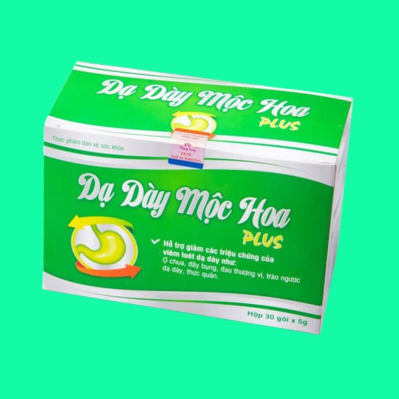 Thuốc Dạ Dày Mộc Hoa Plus hỗ trợ giảm triệu chứng viêm loét dạ dày ...