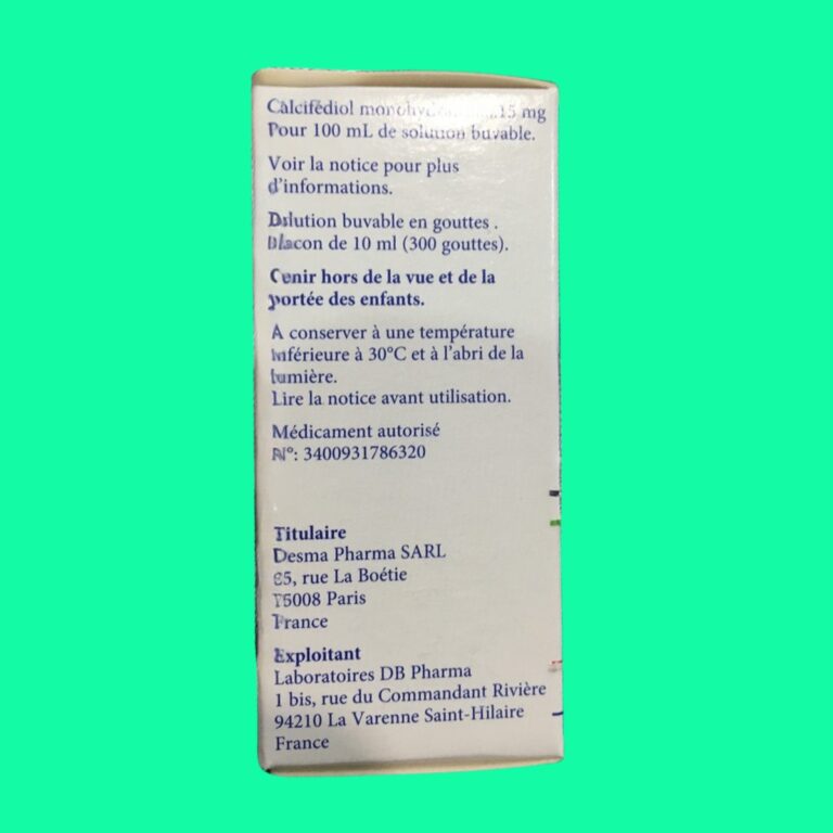 Thuốc Dedrogyl 15mg/100ml - Điều trị nhuyễn xương, còi xương và loạn ...