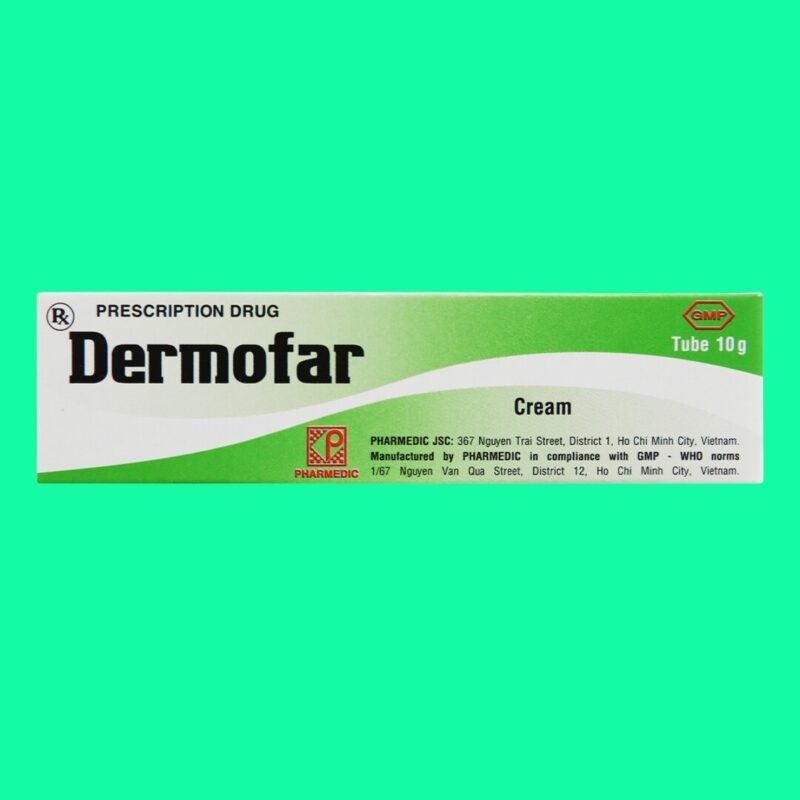 Thuốc Dermofar 10g - Điều trị viêm da dị ứng, tiếp xúc - Dược sĩ Lưu ...