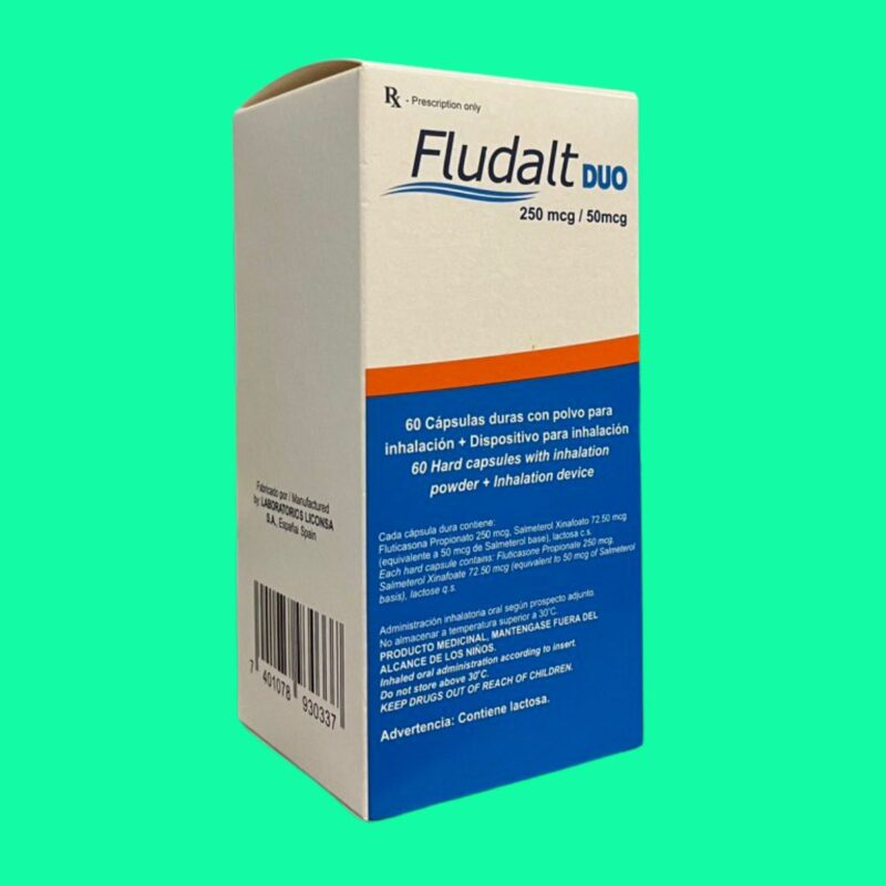 Thuốc Fludalt Duo 250mcg/50mcg ngăn ngừa hen phế quản và điều trị phổi ...