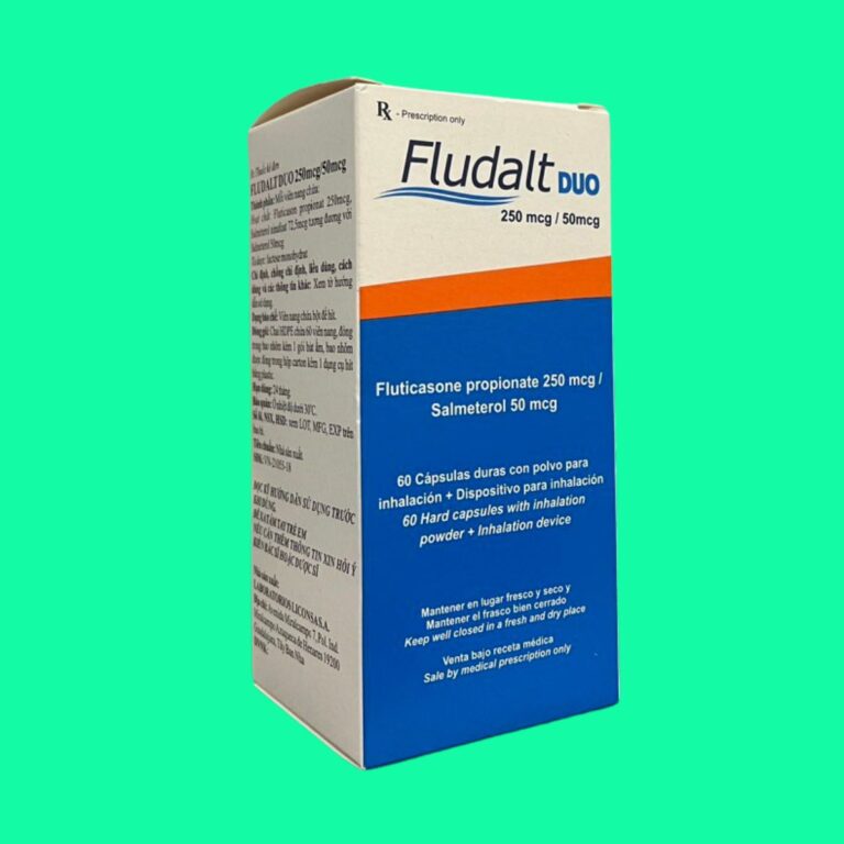 Thuốc Fludalt Duo 250mcg/50mcg ngăn ngừa hen phế quản và điều trị phổi ...
