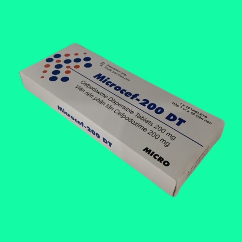Thuốc Microcef-200 DT - Điều trị nhiễm khuẩn - Dược sĩ Lưu Văn Hoàng