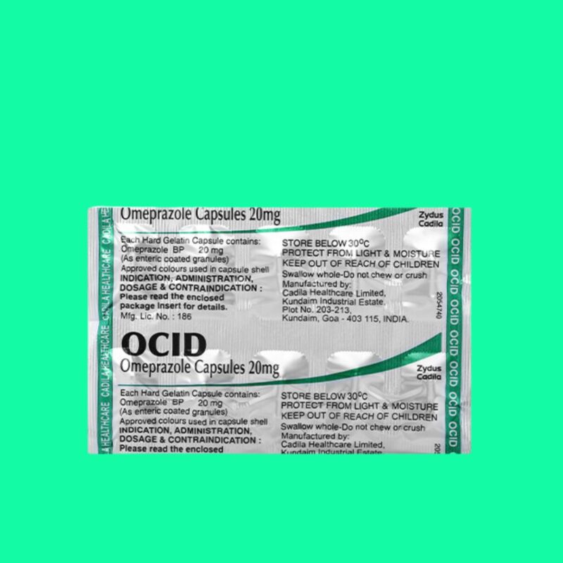 Thuốc Ocid 20mg là thuốc gì, uống trước hay sau ăn? - Dược sĩ Lưu Văn Hoàng