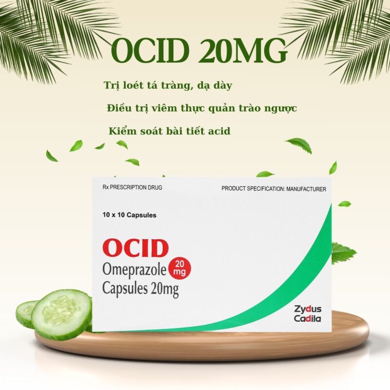 Thuốc Ocid 20mg là thuốc gì, uống trước hay sau ăn? - Dược sĩ Lưu Văn Hoàng