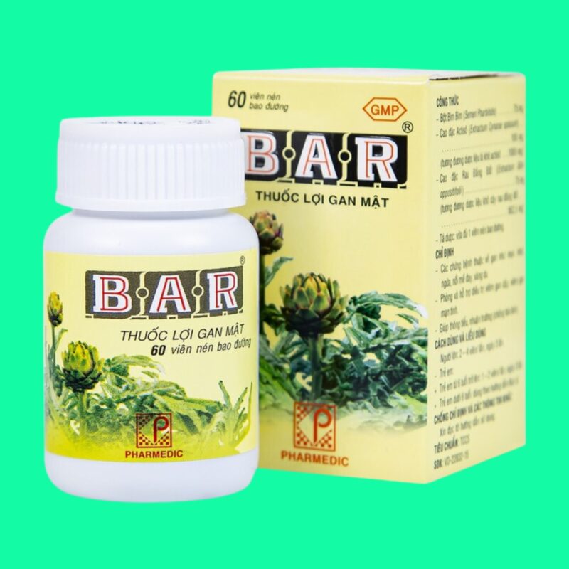 Thuốc Lợi Gan Mật Bar - Điều trị mụn nhọt, ngứa, viêm gan vàng da ...