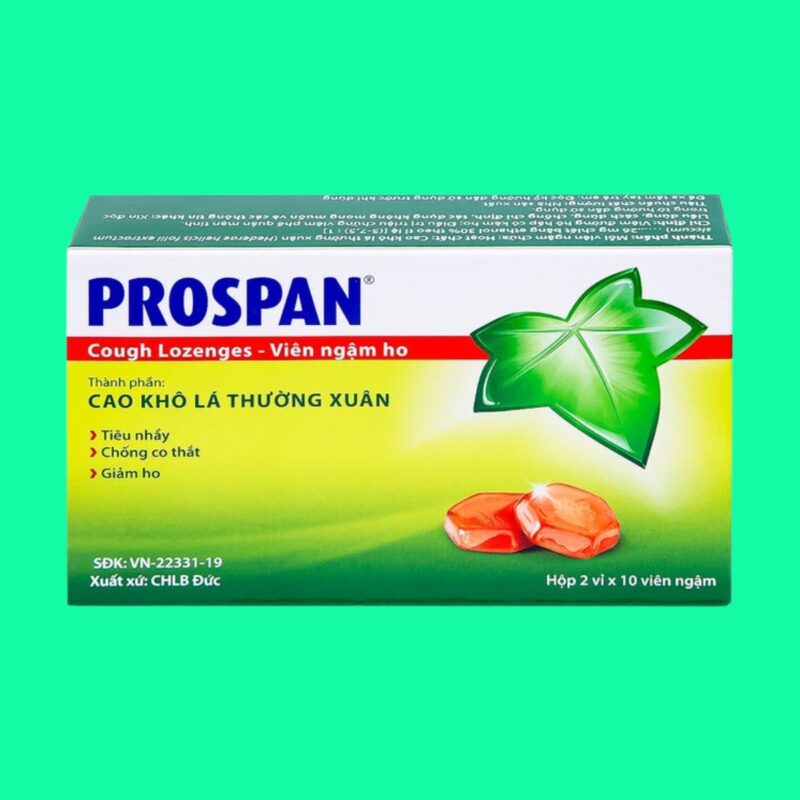 Thuốc Viên ngậm ho Prospan - Điều trị viêm đường hô hấp cấp - Dược sĩ ...