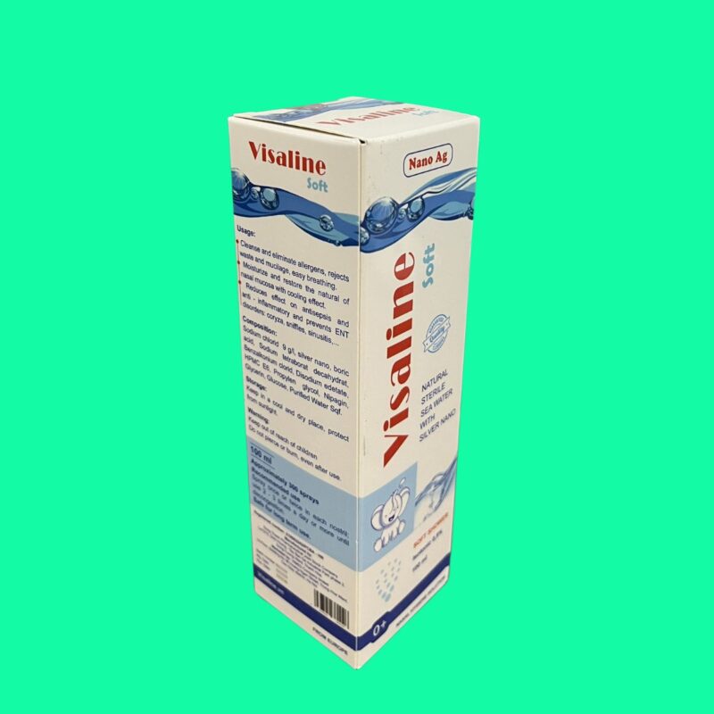 Dung dịch vệ sinh mũi Visaline Soft phòng ngừa bệnh lý tai mũi họng ...