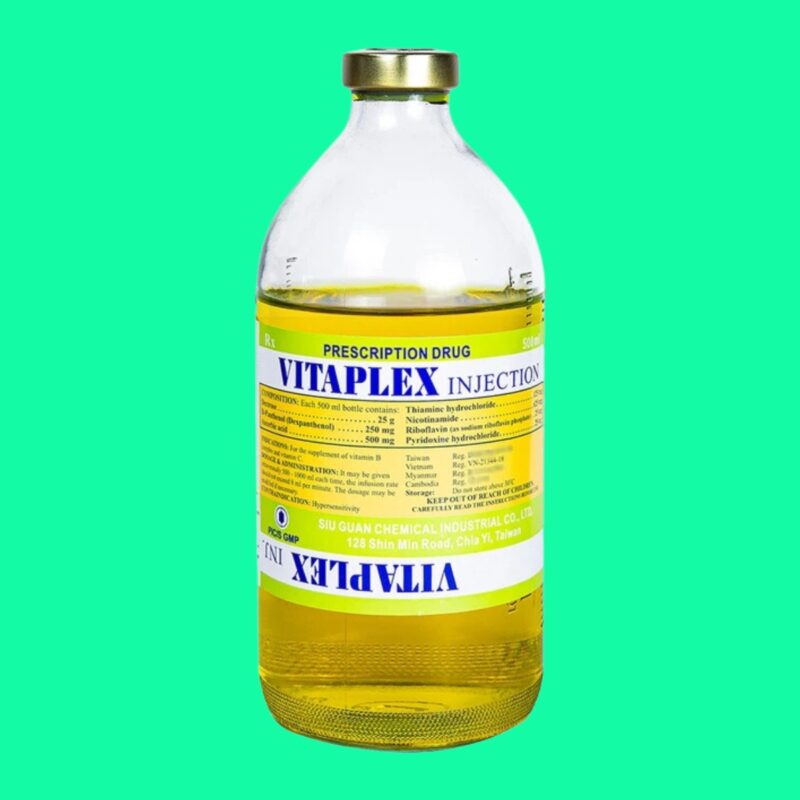 Thuốc Vitaplex Injection 500ml - Bổ sung vitamin B, C cho cơ thể - Dược ...