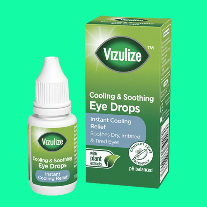 Thuốc Vizulize Cooling And Soothing Eye Drops giảm khó chịu và mệt mỏi ...