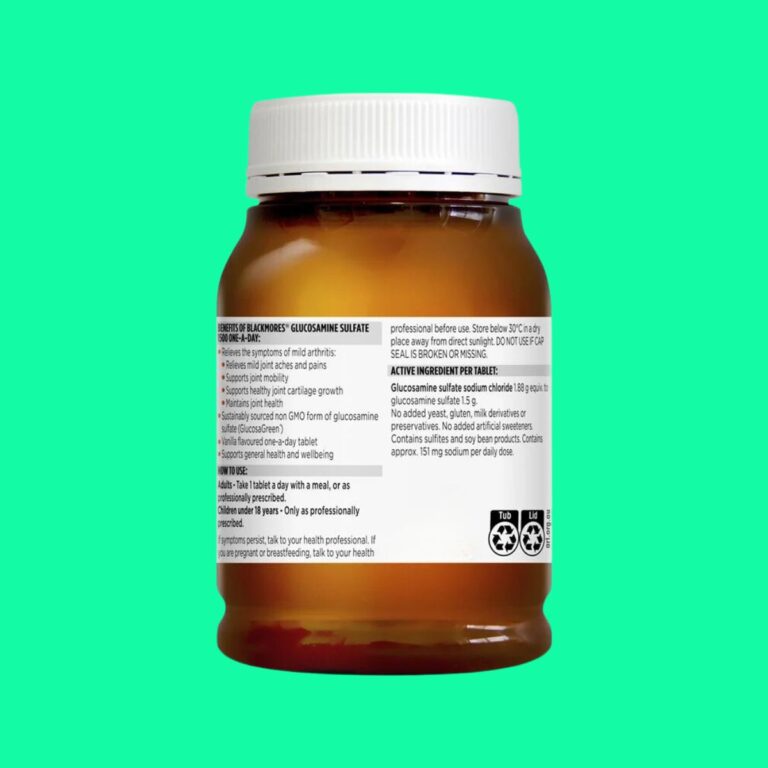 Thuốc bổ khớp Blackmores Glucosamine Sulfate 1500 One-A-Day của Úc ...