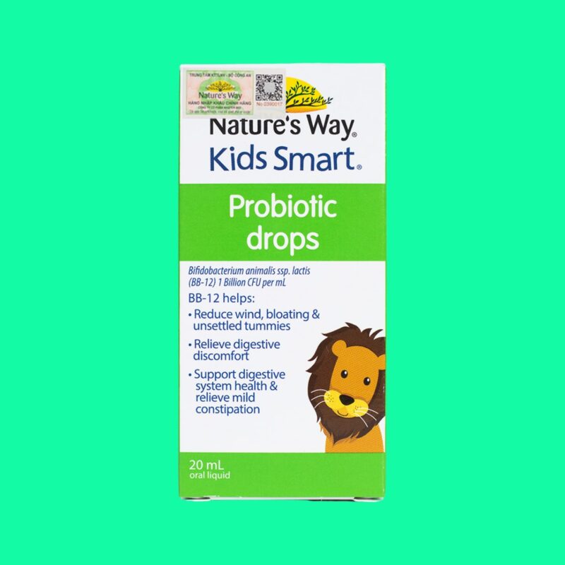 Men vi sinh Nature's Way Kids Smart Drops Probiotic tăng cường hệ tiêu hóa - Dược sĩ Lưu Văn Hoàng