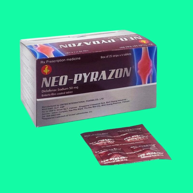 Thuốc Neo Pyrazon 50mg điều trị viêm xương khớp - Dược sĩ Lưu Văn Hoàng