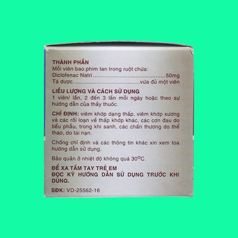 Thuốc Neo Pyrazon 50mg điều trị viêm xương khớp - Dược sĩ Lưu Văn Hoàng