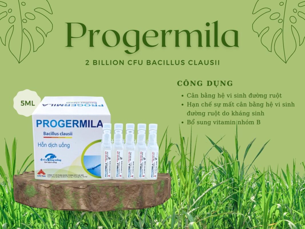 Thuốc Progermila 5ml cân bằng hệ vi sinh đường ruột - Dược sĩ Lưu Văn Hoàng