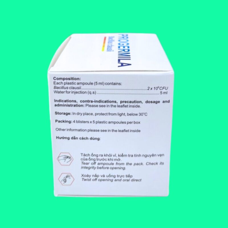Thuốc Progermila 5ml cân bằng hệ vi sinh đường ruột - Dược sĩ Lưu Văn Hoàng