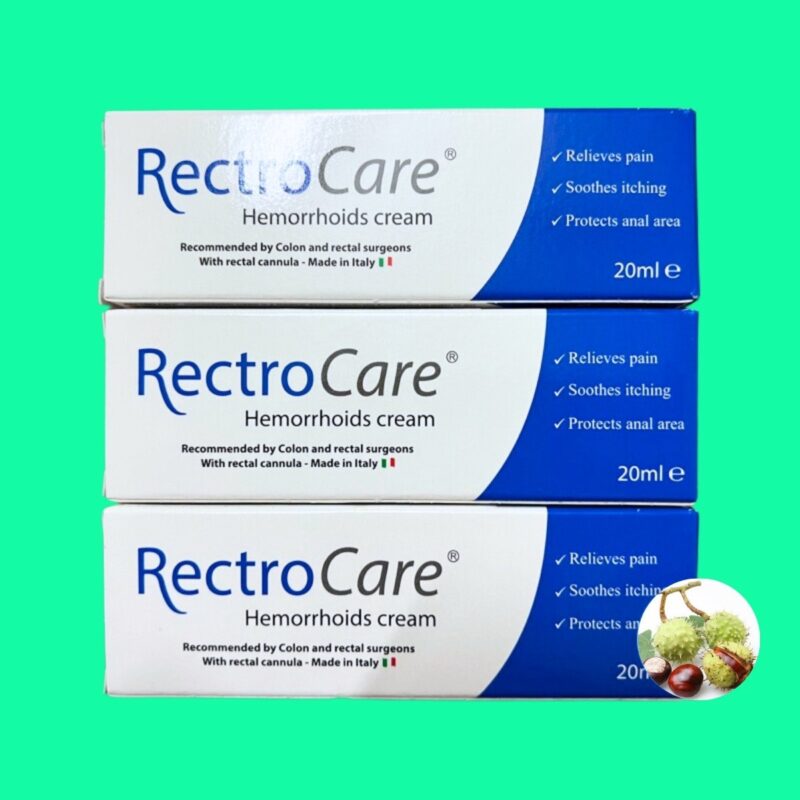 Thuốc bôi RectroCare 20ml giảm triệu chứng bệnh trĩ - Dược sĩ Lưu Văn Hoàng