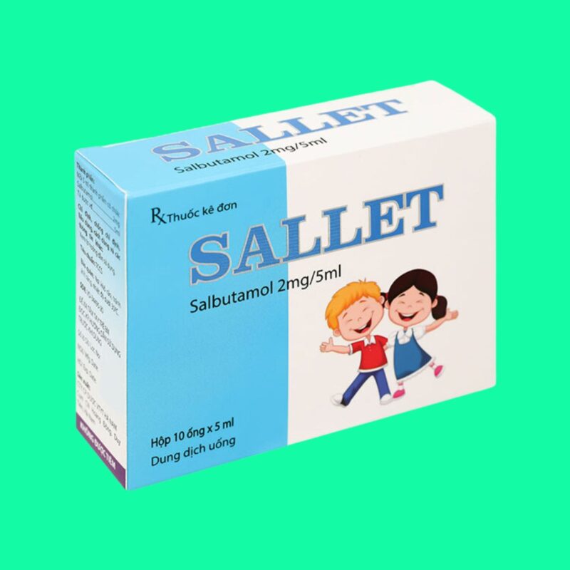 Thuốc Sallet 2mg/5ml điều trị hen suyễn - Dược sĩ Lưu Văn Hoàng