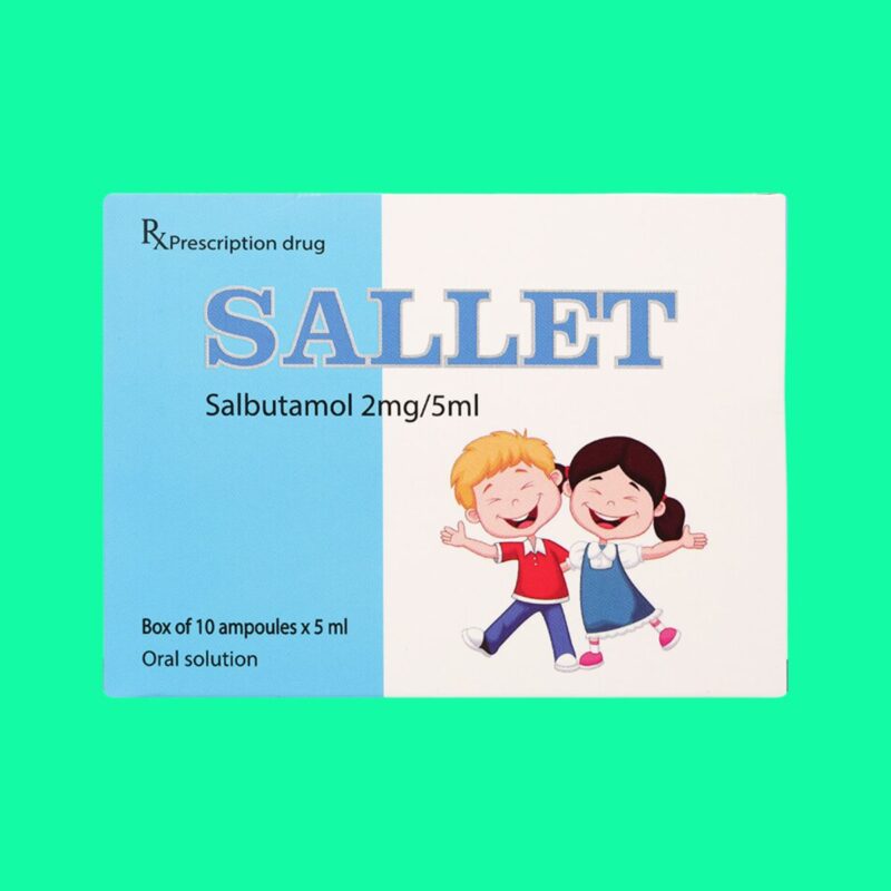 Thuốc Sallet 2mg/5ml điều trị hen suyễn - Dược sĩ Lưu Văn Hoàng