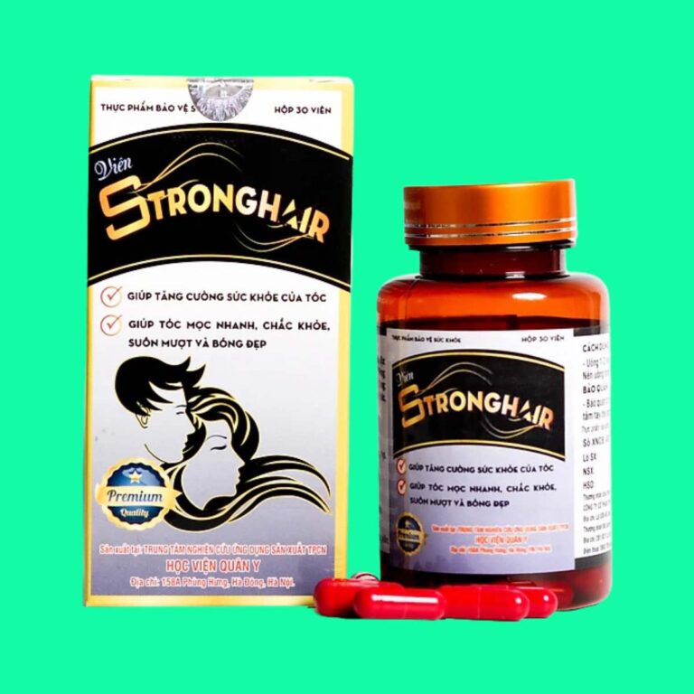 Viên uống Strong Hair 30V kích thúc mọc tóc - Dược sĩ Lưu Văn Hoàng