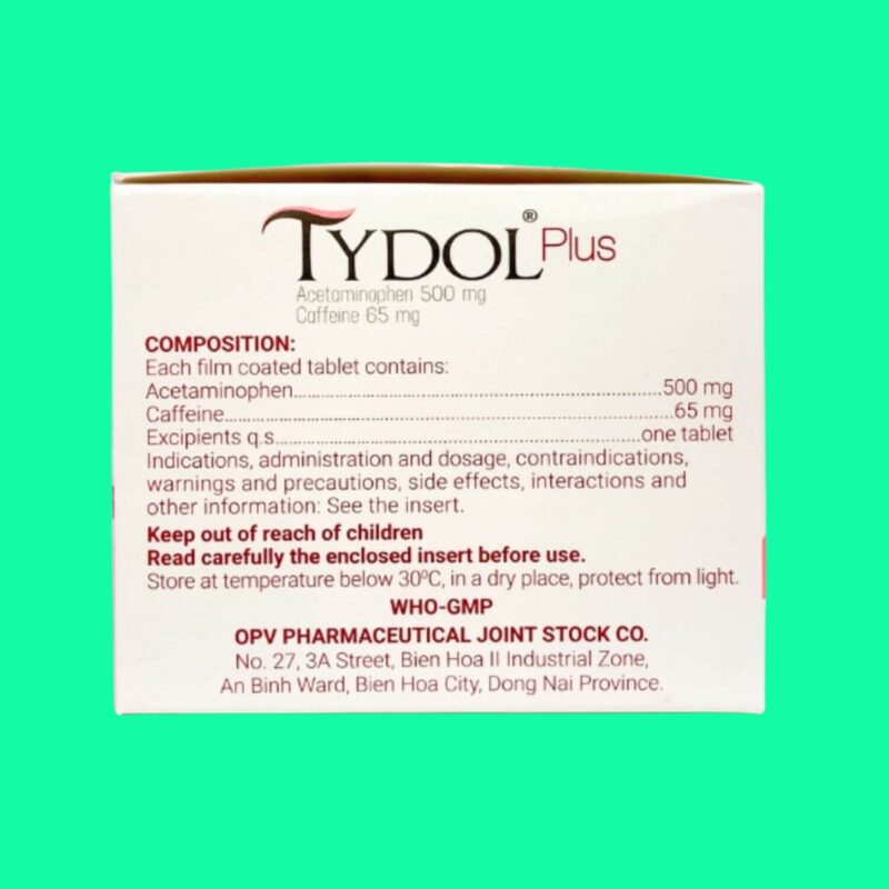Thuốc Tydol Plus H/100v điều trị đau bụng kinh - Dược sĩ Lưu Văn Hoàng