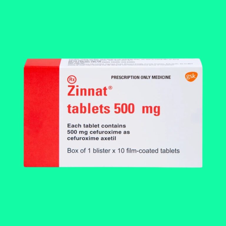 Thuốc Zinnat Tablets 500mg điều trị viêm phế quản mạn - Dược sĩ Lưu Văn ...