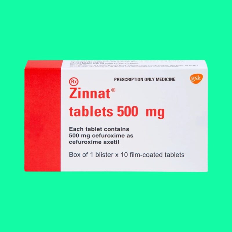 Thuốc Zinnat Tablets 500mg điều trị viêm phế quản mạn - Dược sĩ Lưu Văn ...