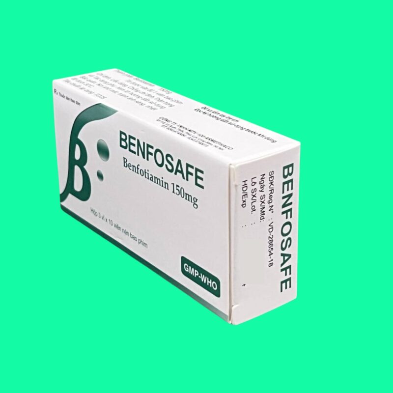 Thuốc Benfosafe - Điều trị viêm đa dây thần kinh do nghiện rượu - Dược ...