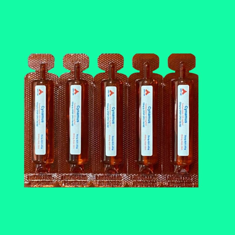Thuốc Cynamus 125mg/5ml giúp giảm ho trong viêm phế quản cấp và mạn ...