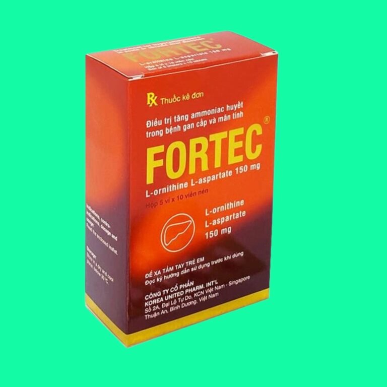 Thuốc Fortec 150mg - Điều trị tăng amoniac máu trong bệnh gan - Dược sĩ ...