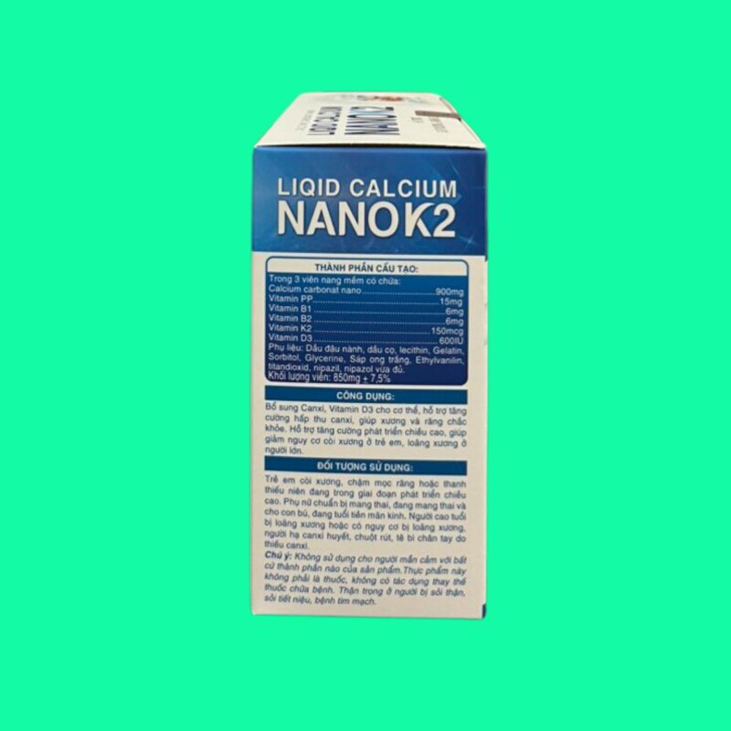 Liquid Calcium Nano K2 Pulipha giảm nguy cơ còi xương cho trẻ - Dược sĩ ...