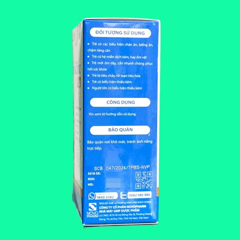 Thuốc NovoZinc Plus giúp ăn ngon và tăng cường đề kháng - Dược sĩ Lưu ...