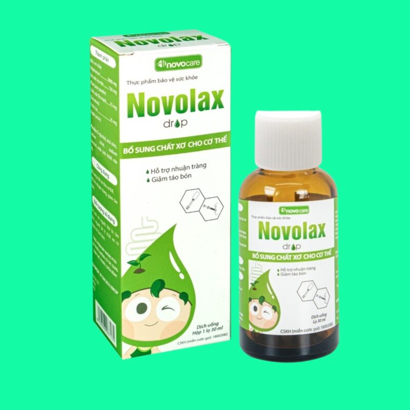 Thuốc Novolax Drop hỗ trợ nhuận tràng, cải thiện tình trạng táo bón ...